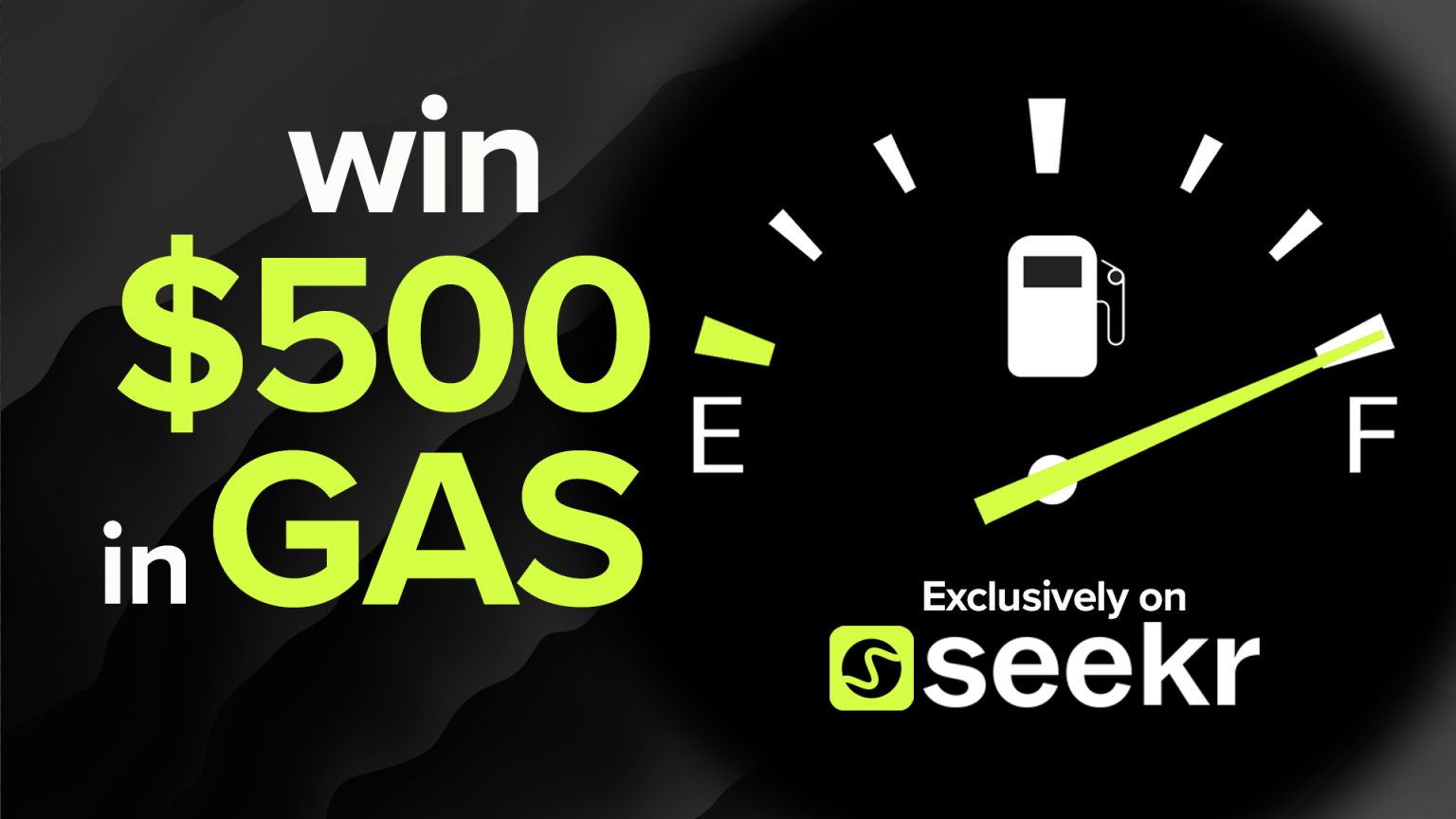 Seek Your Sounds & Win: $500 in Gas - Seekr