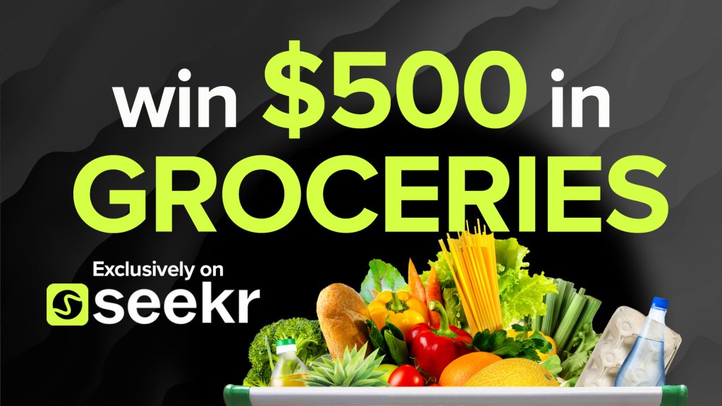 Seek Your Sounds & Win: $500 in Groceries - Seekr