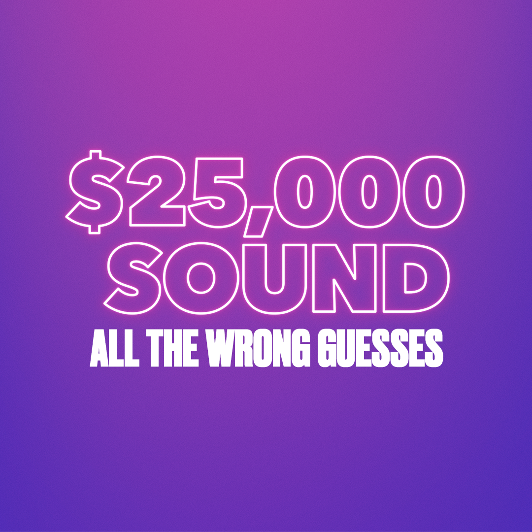 $25K SOUND - Every Single Wrong Guess...Up to This Point - Seekr